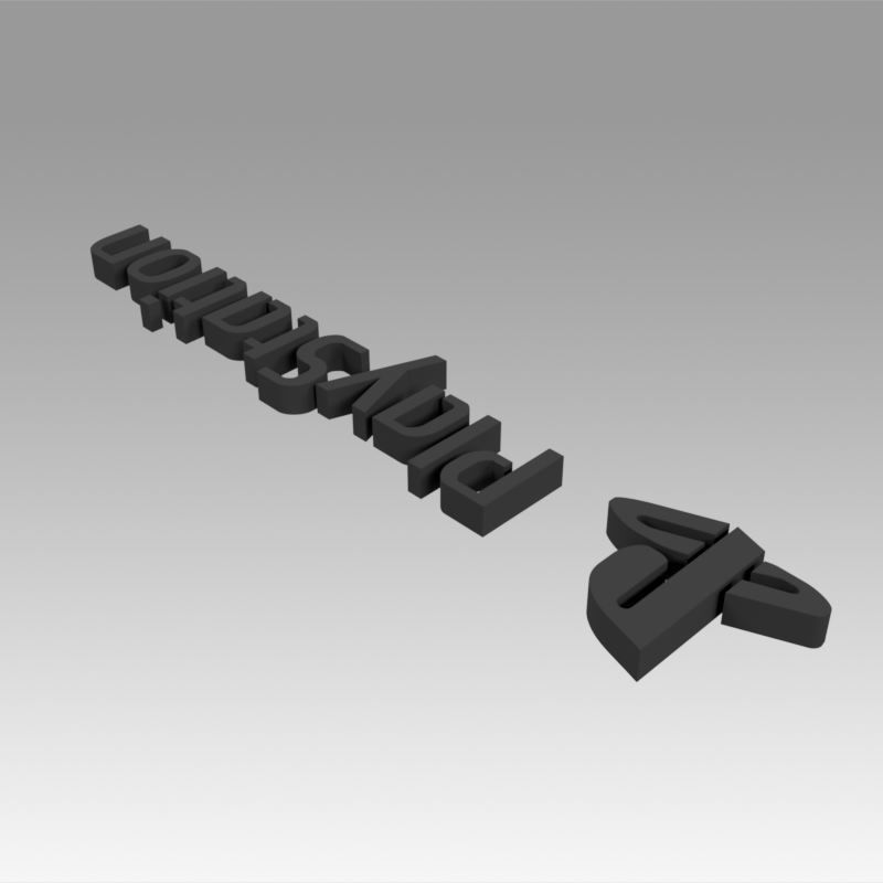 Playstation Video game logo 3D model | CGTrader
