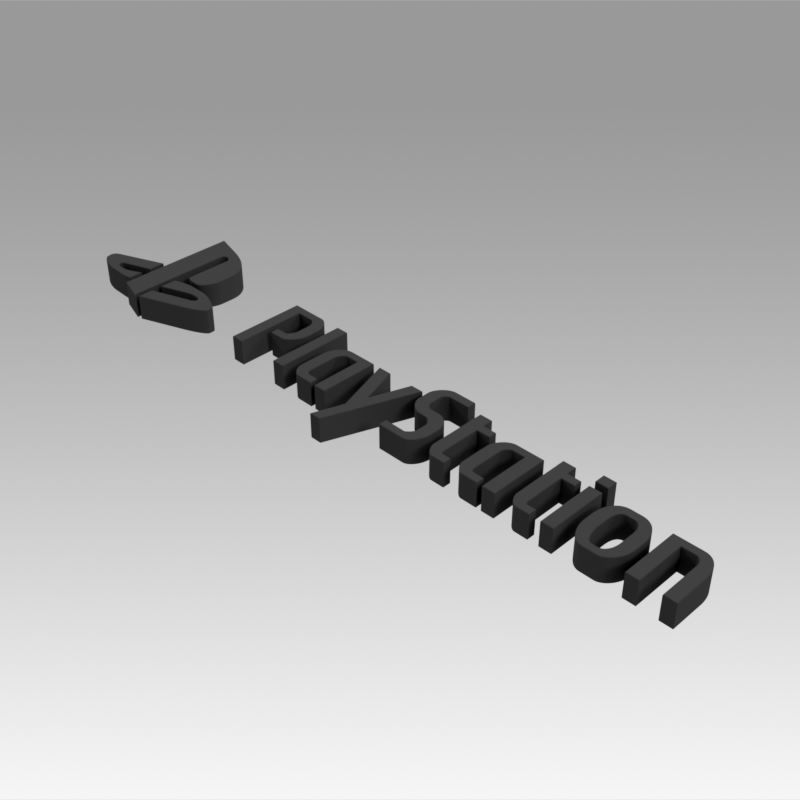 Playstation Video game logo 3D model | CGTrader