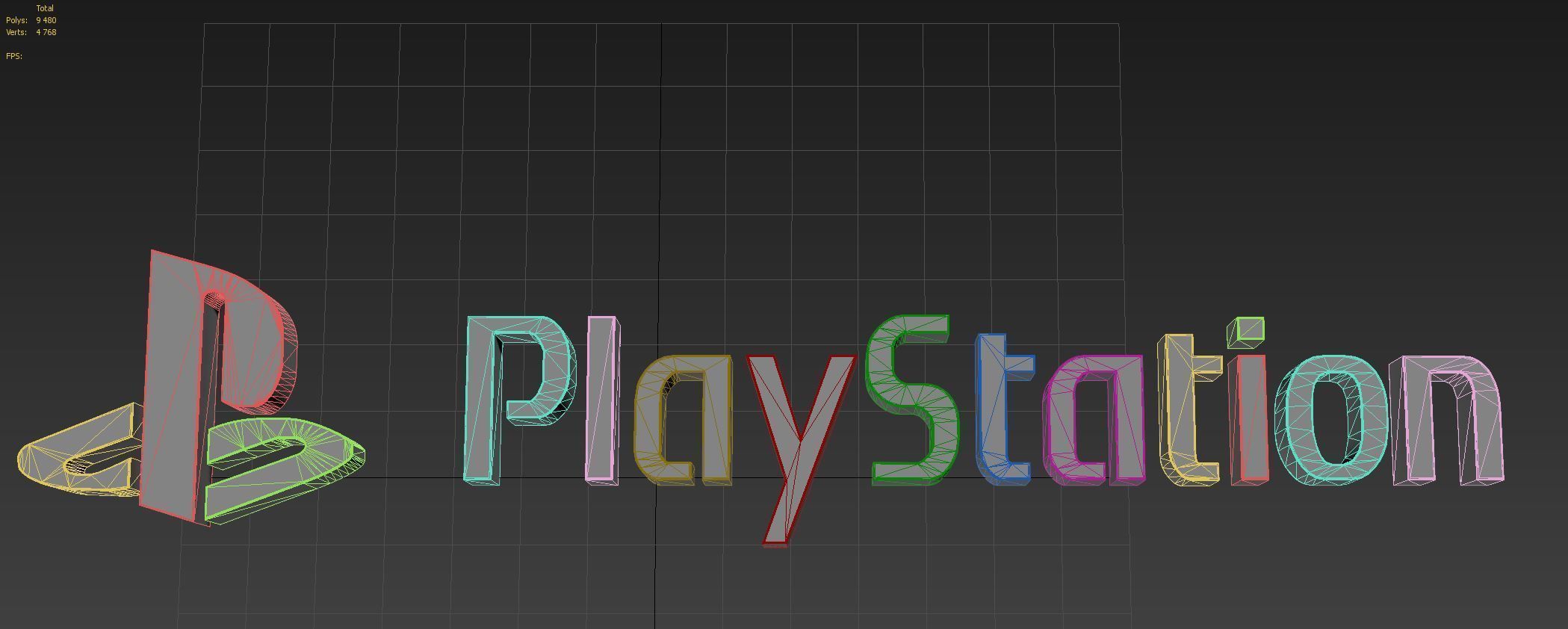 Playstation Video game logo 3D model | CGTrader