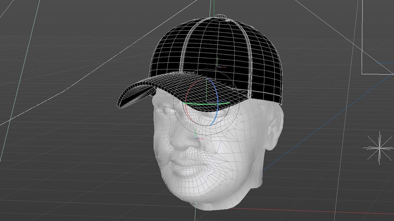 Baseball cap and male head sculpture 3D model | CGTrader