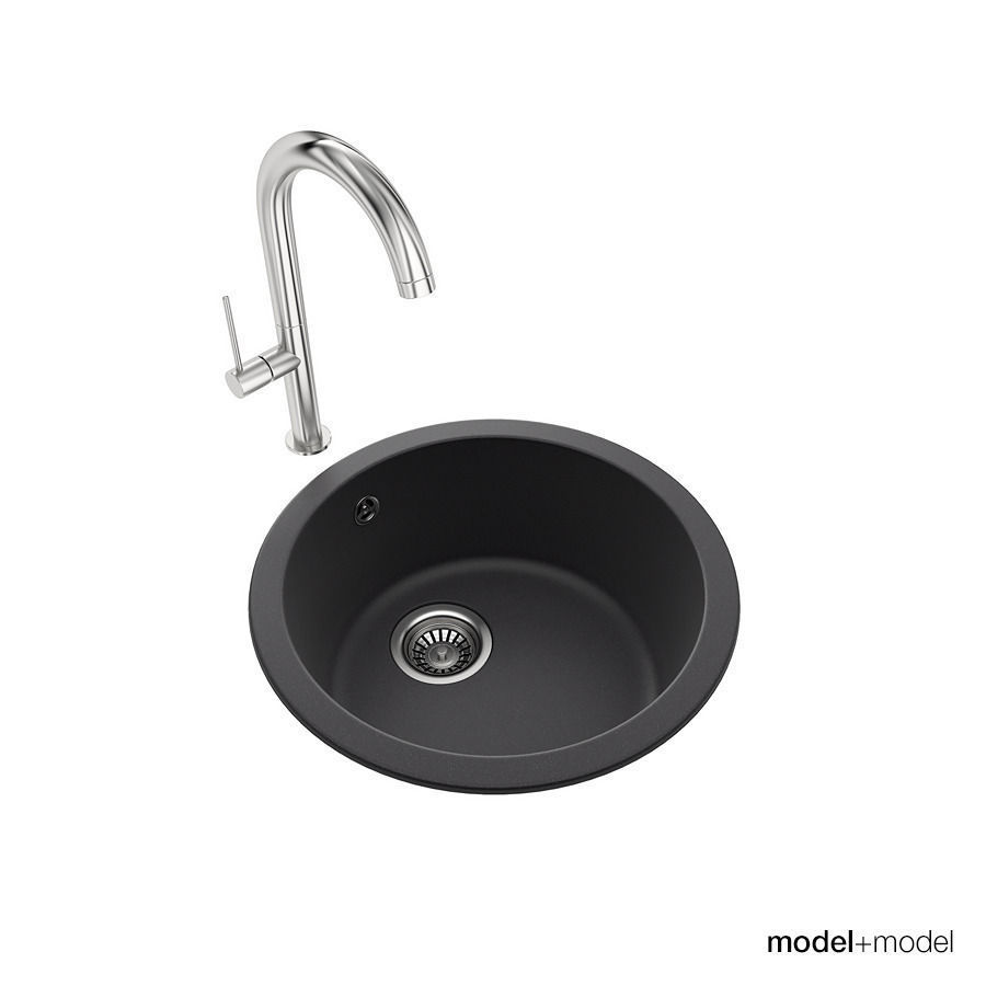 Round sinks 3D model | CGTrader
