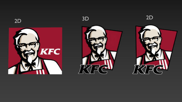 KFC logo free 3D model | CGTrader