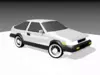 3D model AE86 Toyota Corolla Levin VR / AR / low-poly | CGTrader