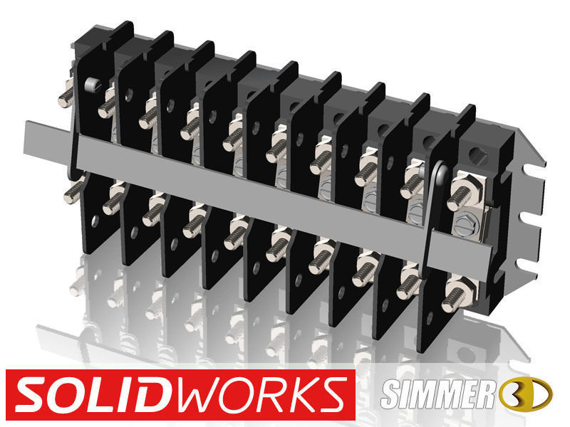 States NT Terminal Blocks for Electrical Controls 3D model | CGTrader