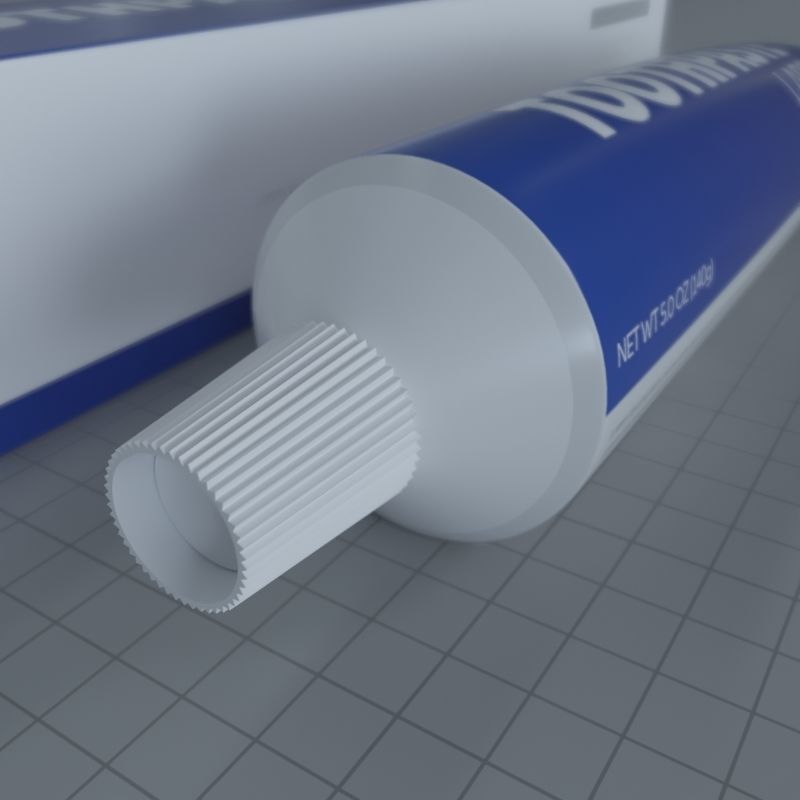 TOOTHPASTE CONTAINER 3D model | CGTrader