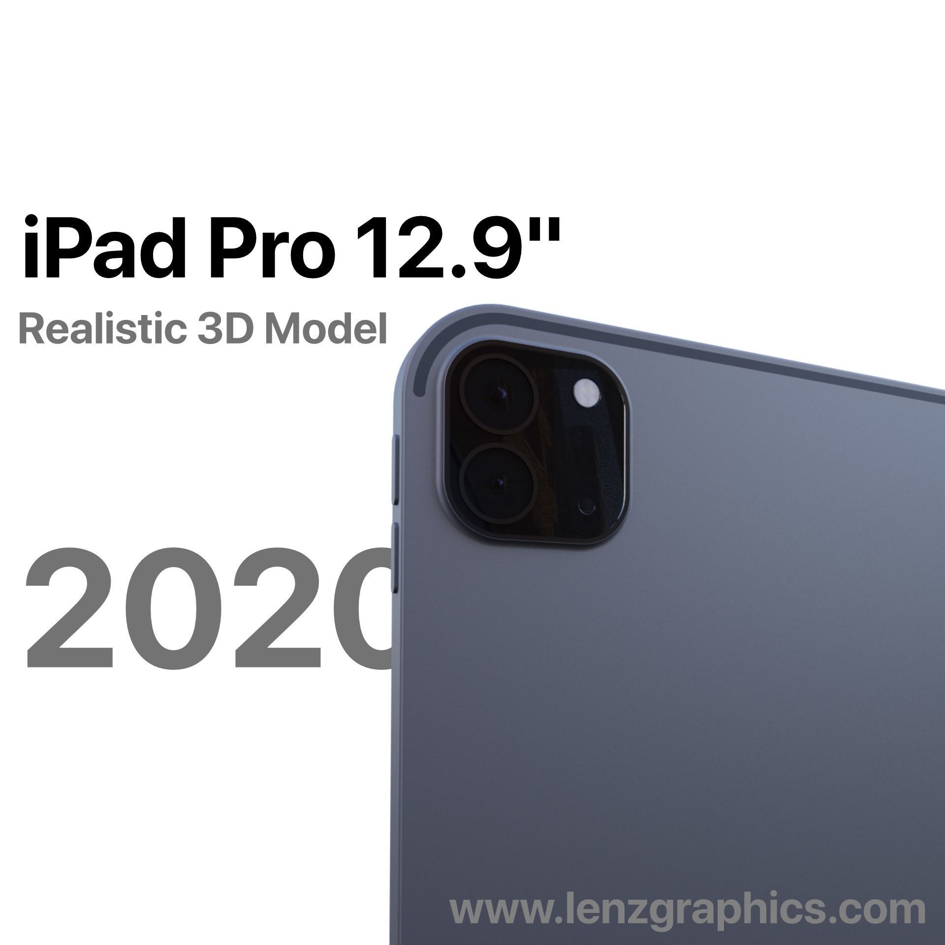 2020 iPad Pro 3D model | CGTrader