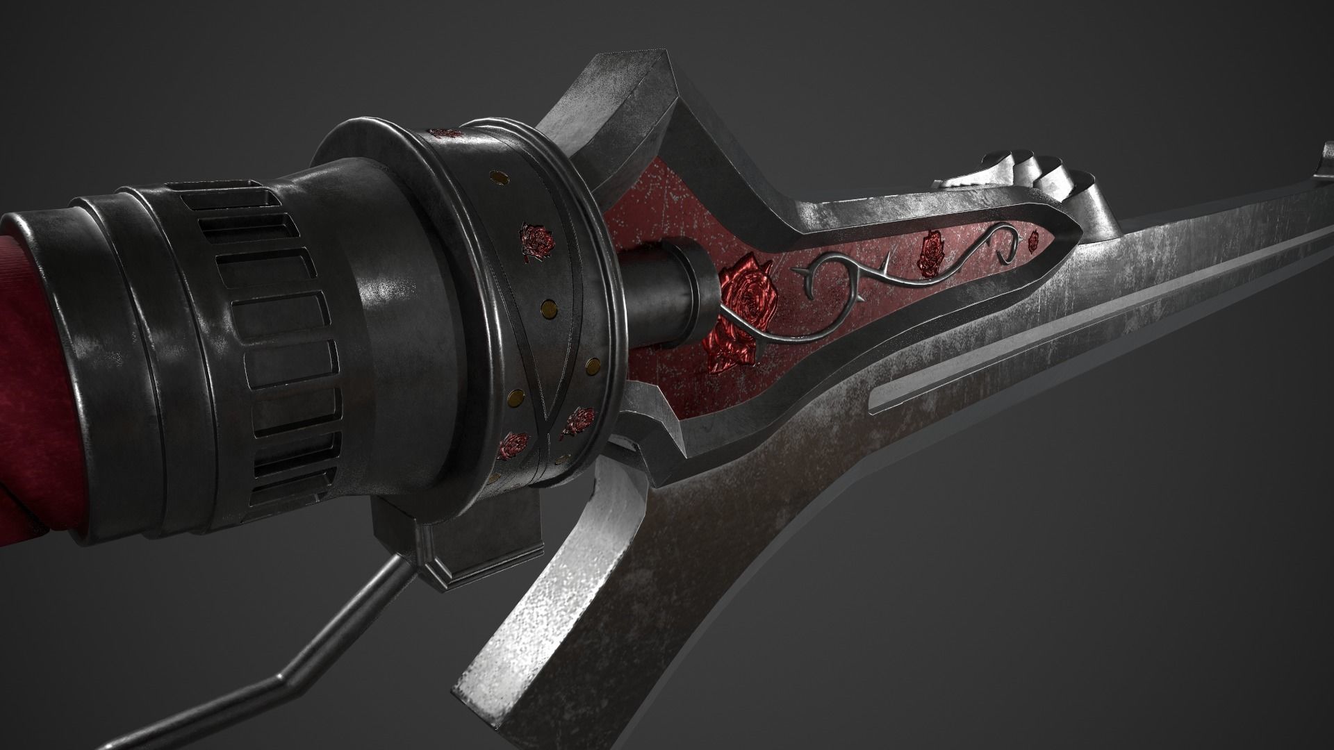 Red Queen sword 3D model | CGTrader