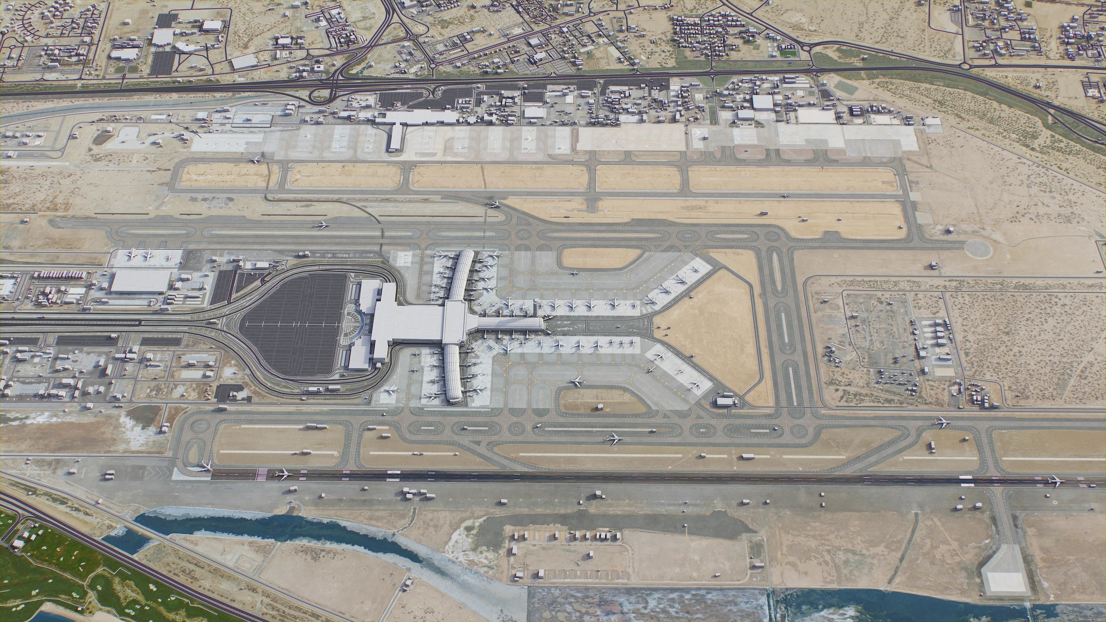 3D model Muscat Airport VR / AR / low-poly | CGTrader