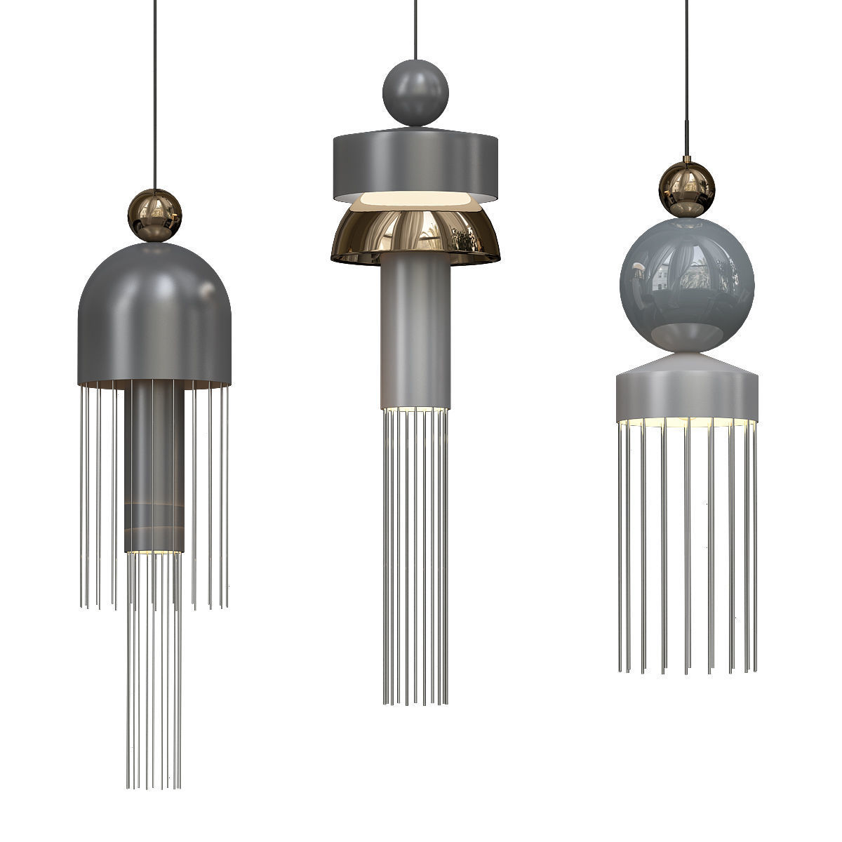 Masiero lighting 3D model | CGTrader