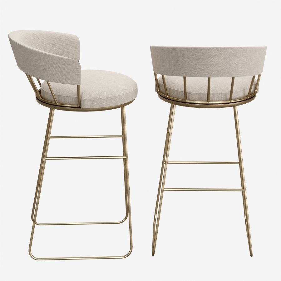 PARLA DESING MERU BAR STOOL 3D model | CGTrader