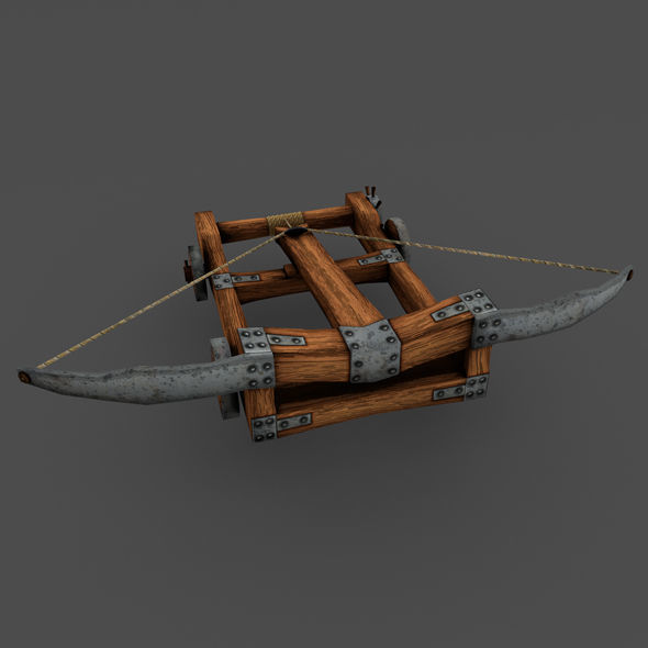 Ballista rigged Animation LowPoly free VR / AR / low-poly 3D model ...