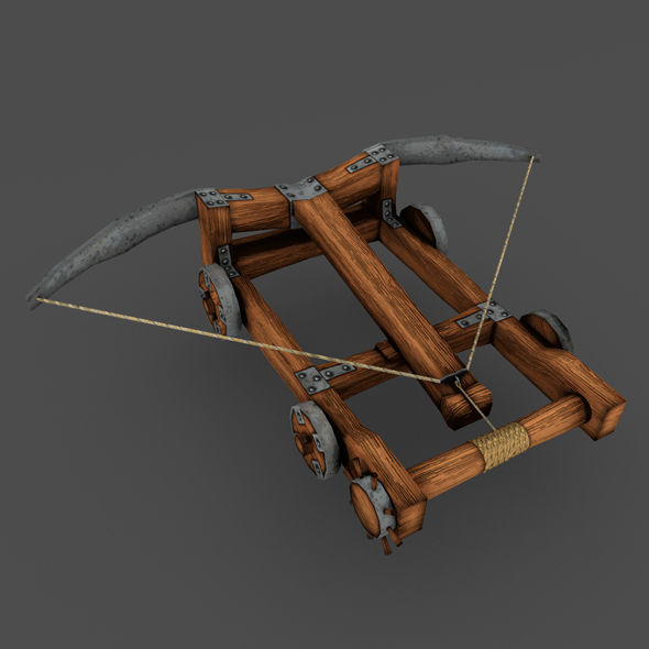 Ballista rigged Animation LowPoly free VR / AR / low-poly 3D model ...