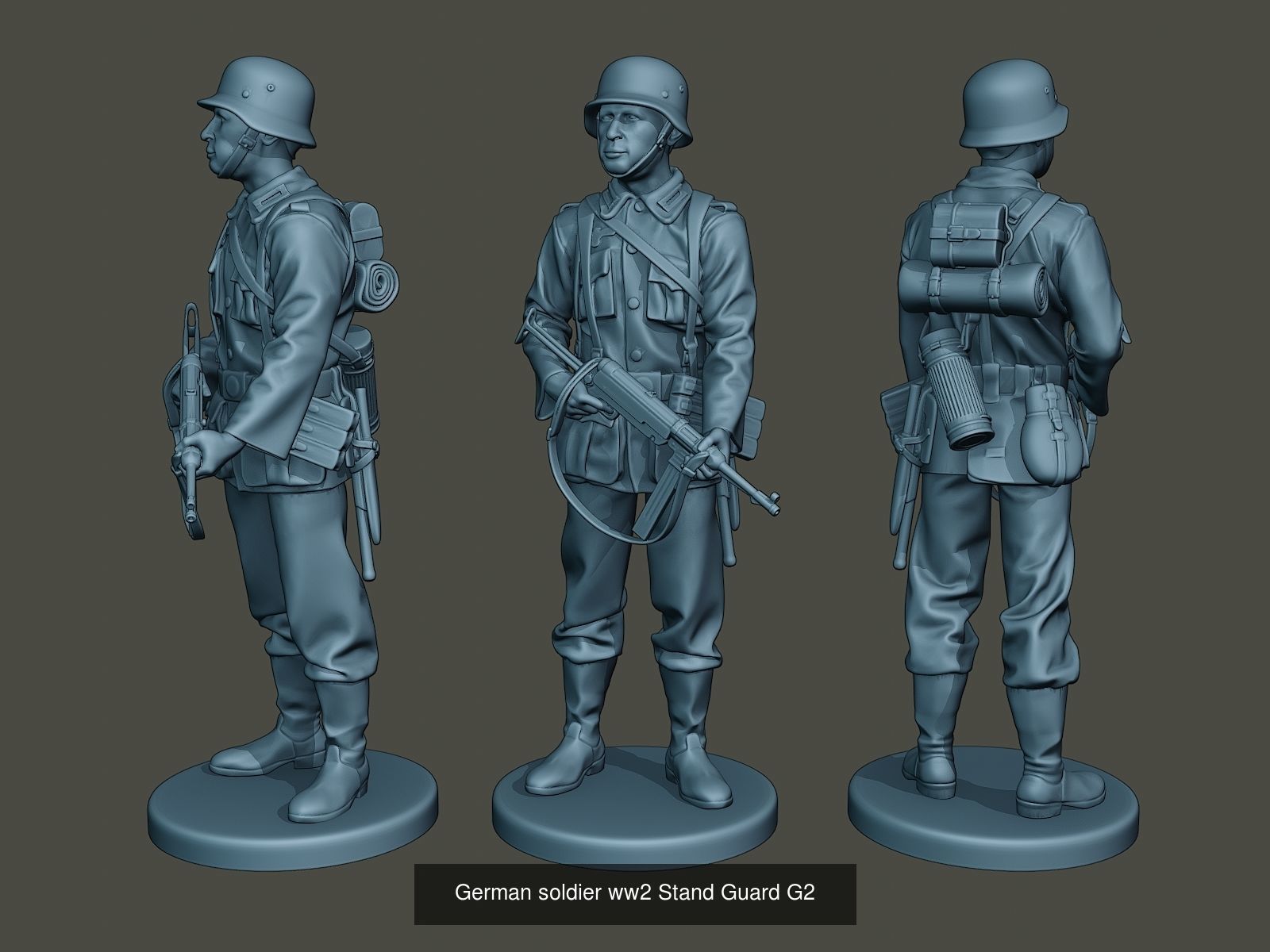 German soldiers ww2 G2 Pack1 3D Model Collection | CGTrader