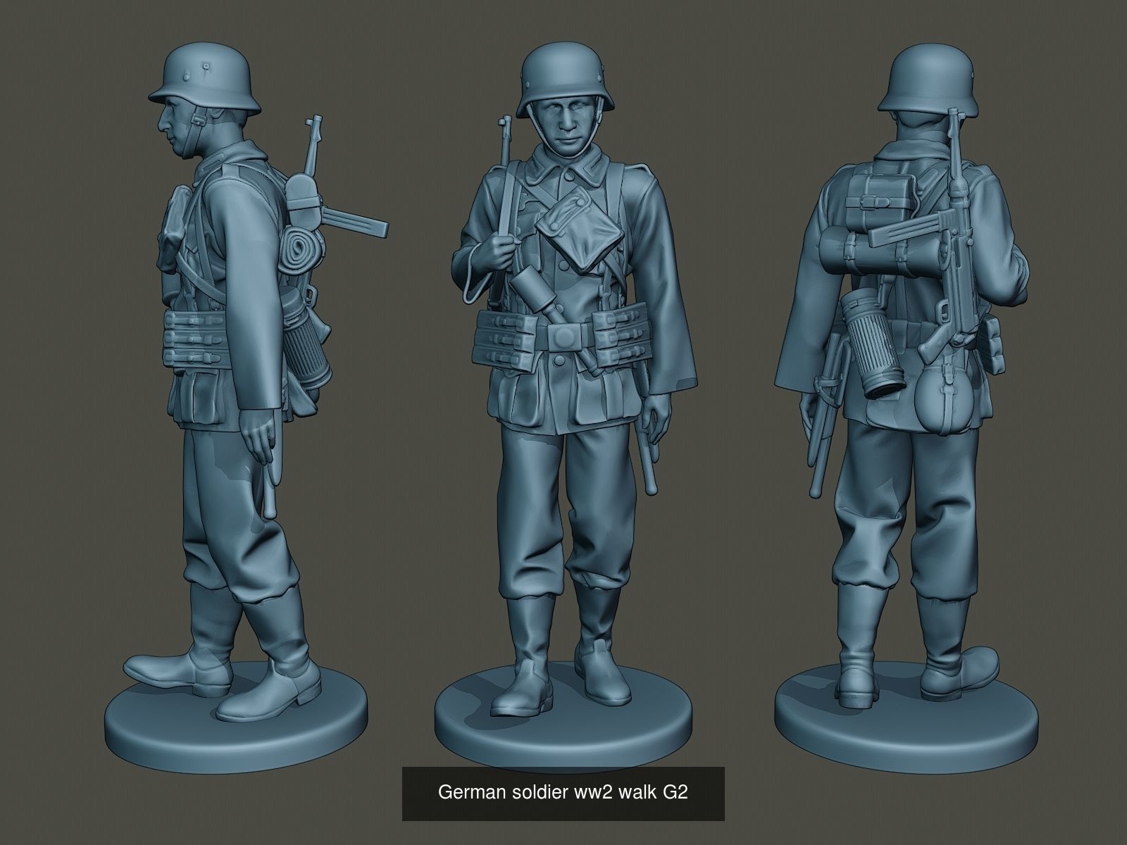 German soldiers ww2 G2 Pack1 3D Model Collection | CGTrader