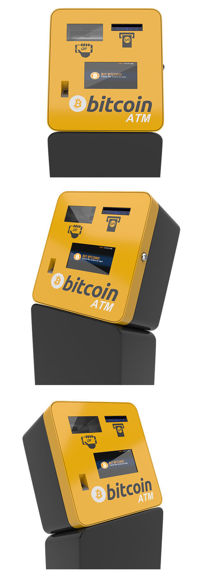 Bitcoin ATM Machine 3D model | CGTrader