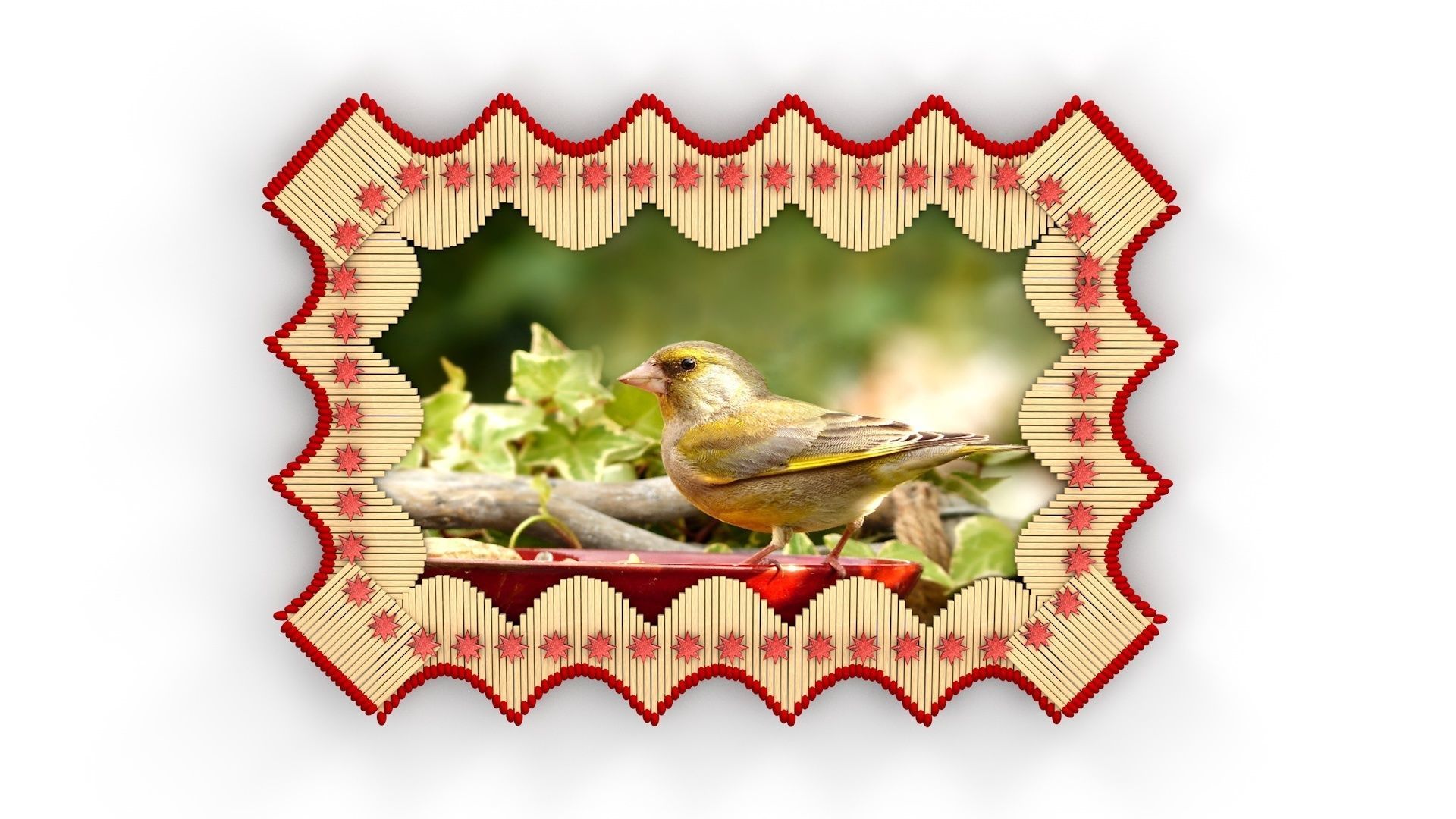 Matchstick photo Frame 3D model animated | CGTrader