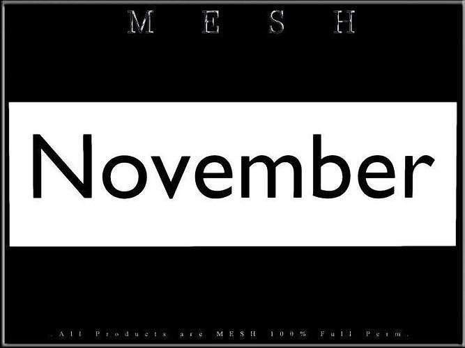 3D model November - C mesh VR / AR / low-poly | CGTrader