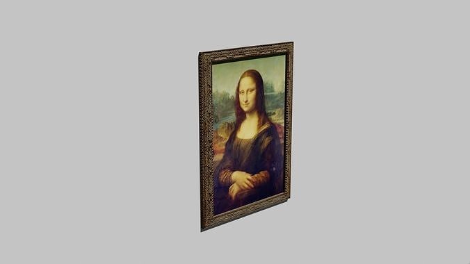 Gioconda Monna Lisa By Leonardo Da Vinci 3D model | CGTrader