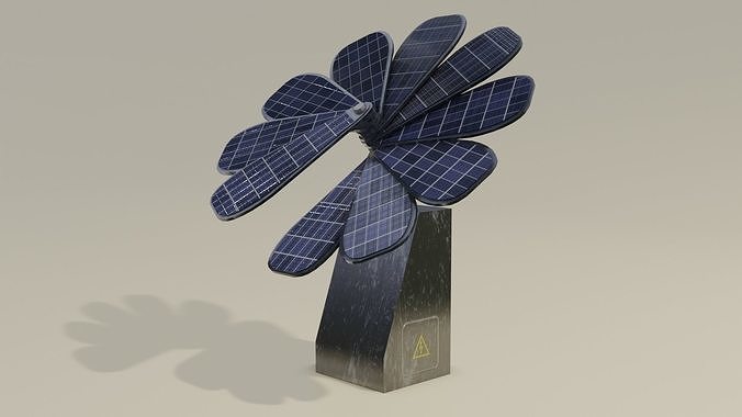 Solar battery 3D model | CGTrader