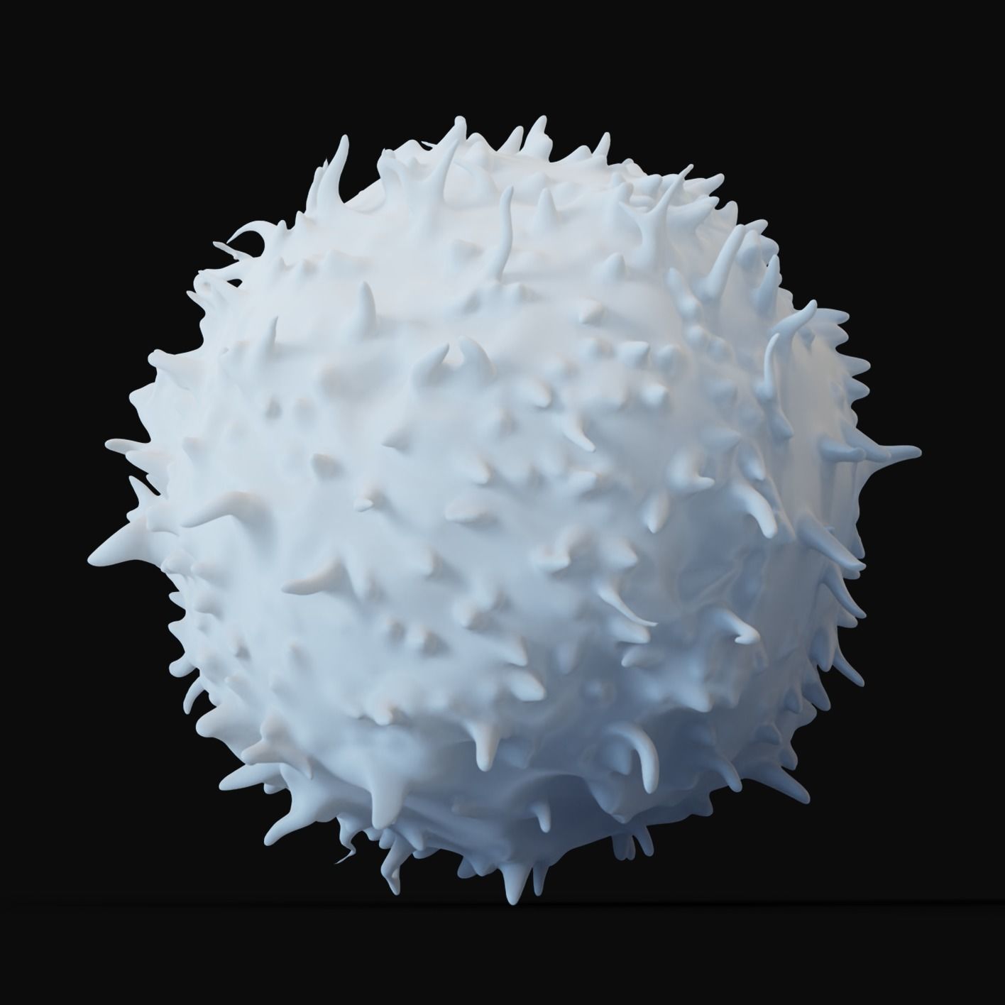 Lymphocytes coronavirus 3D model | CGTrader