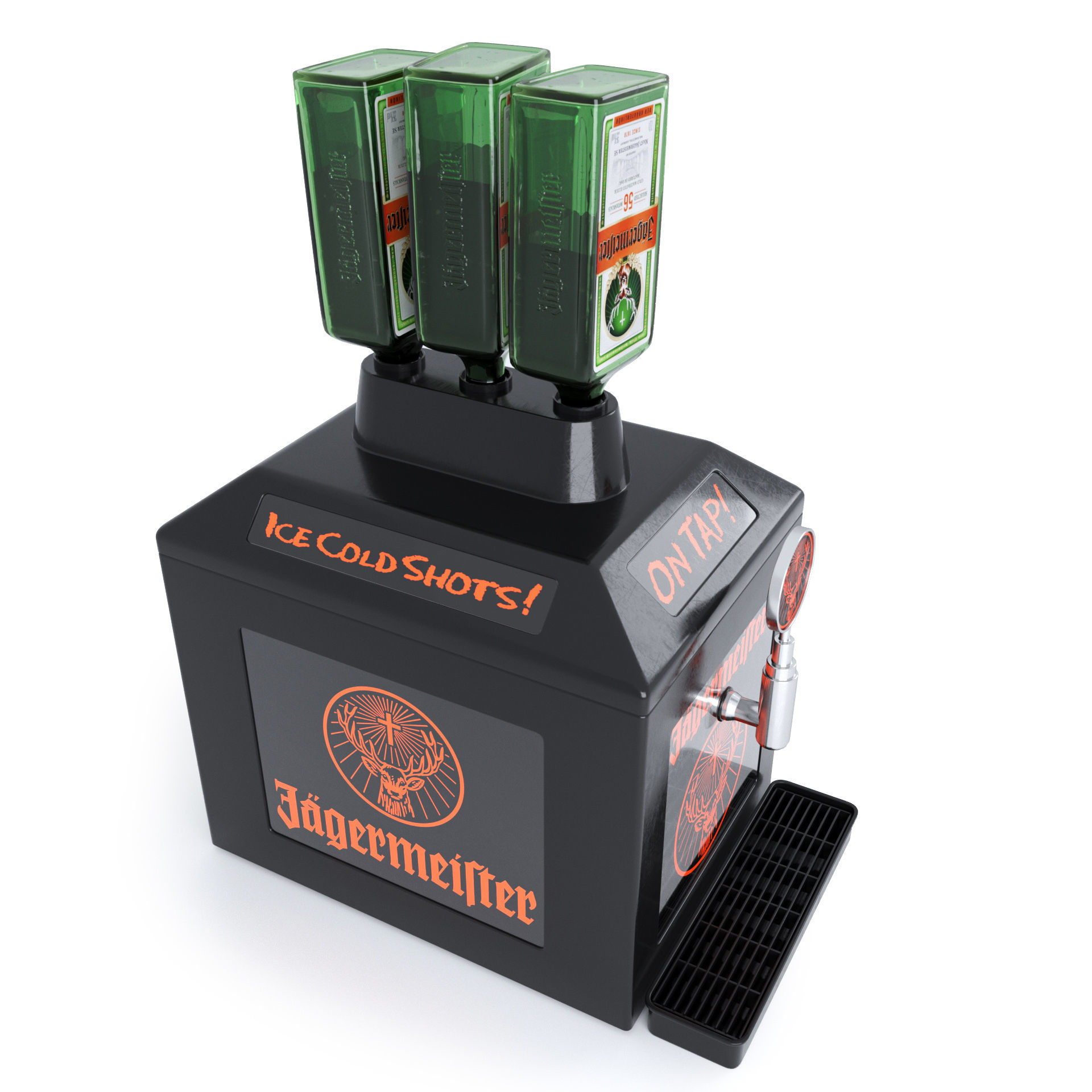 Jagermeister Tap Machine 3D model | CGTrader