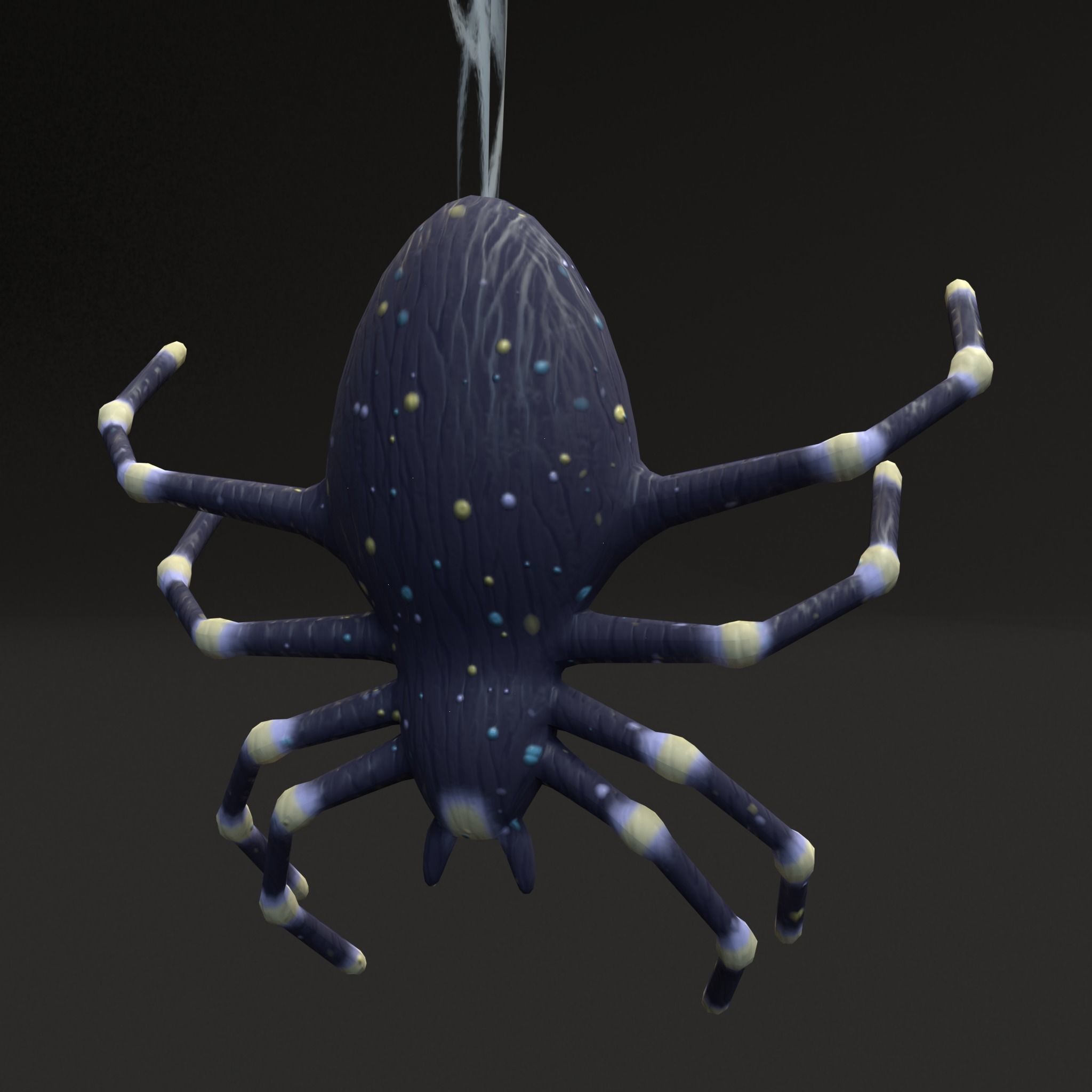 Blue Magic Witch Hat 3D model | CGTrader