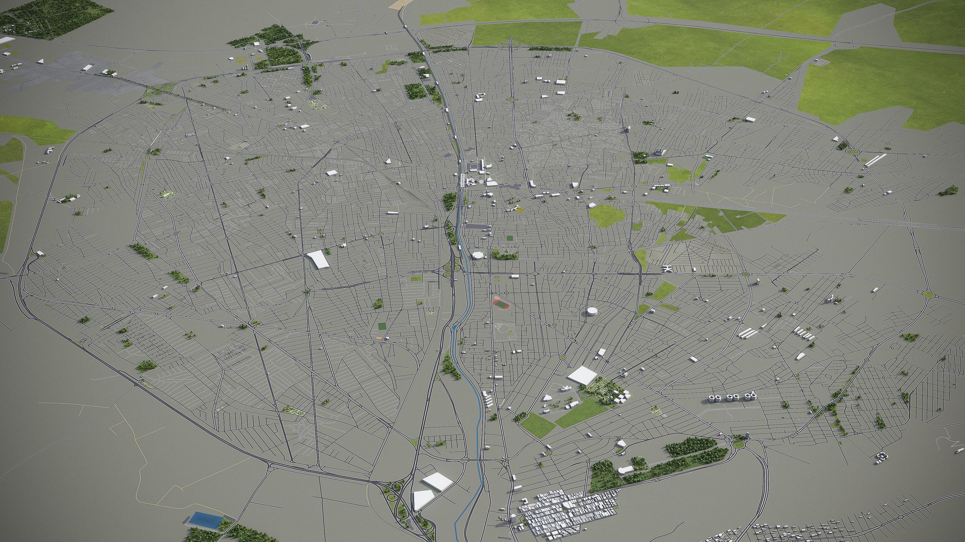 3D model Qom - city VR / AR / low-poly | CGTrader