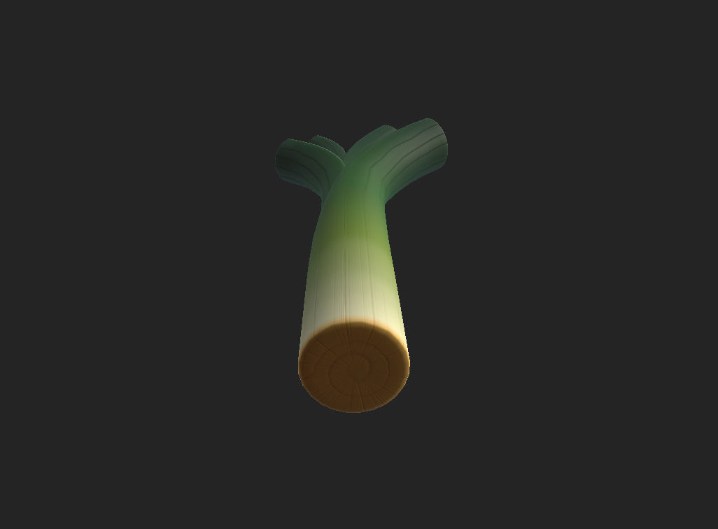 3D model Cartoon Leek VR / AR / low-poly | CGTrader