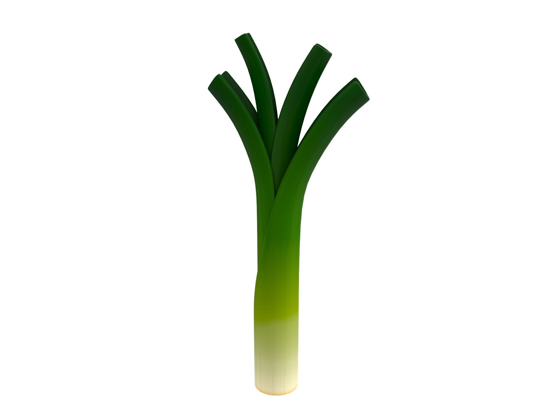 3D model Cartoon Leek VR / AR / low-poly | CGTrader
