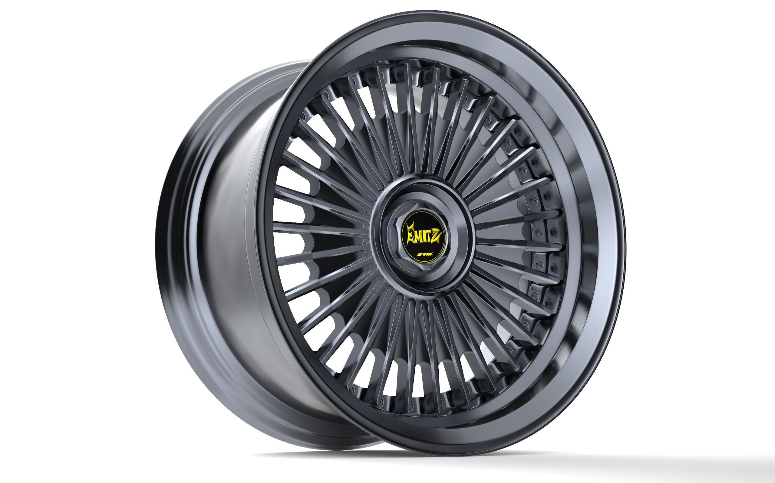 WORK EMITZ Wheels Version 1 3D model | CGTrader