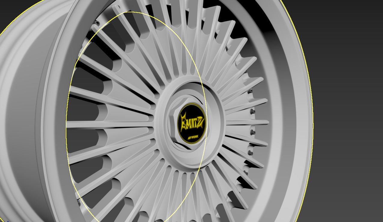 WORK EMITZ Wheels Version 1 3D model | CGTrader