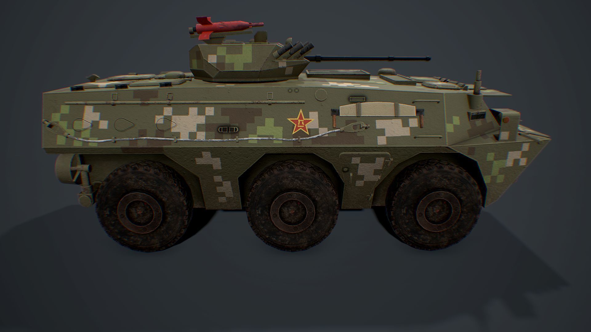 3D model ZSL-92B chinese armoured vehicle VR / AR / low-poly | CGTrader
