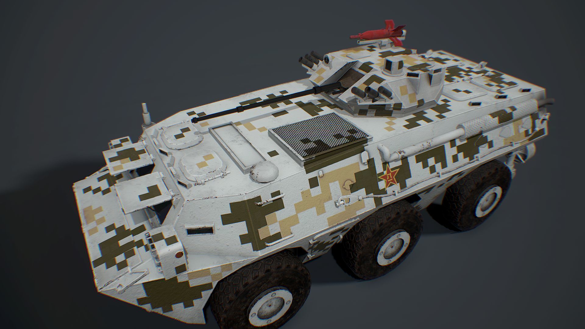 3D model ZSL-92B chinese armoured vehicle VR / AR / low-poly | CGTrader