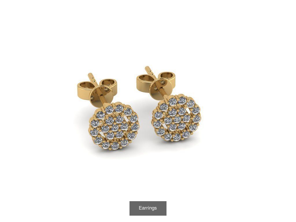 Jewelry Earrings COLLECTION | CGTrader