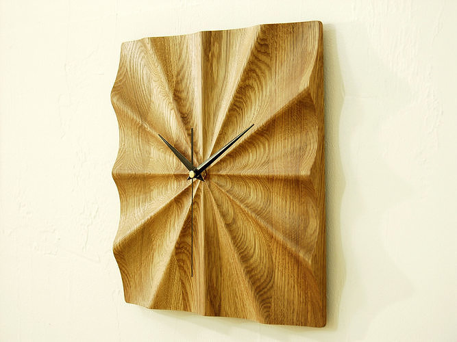 Wall clock 3d model for CNC router P4-004 3D model 3D printable | CGTrader