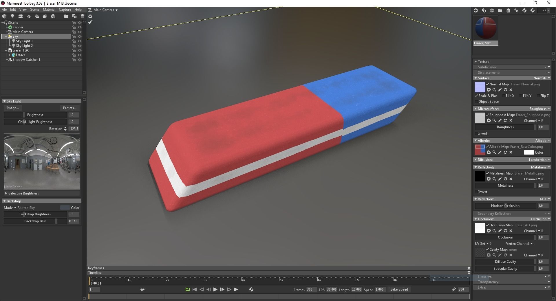3D model Eraser VR / AR / low-poly | CGTrader