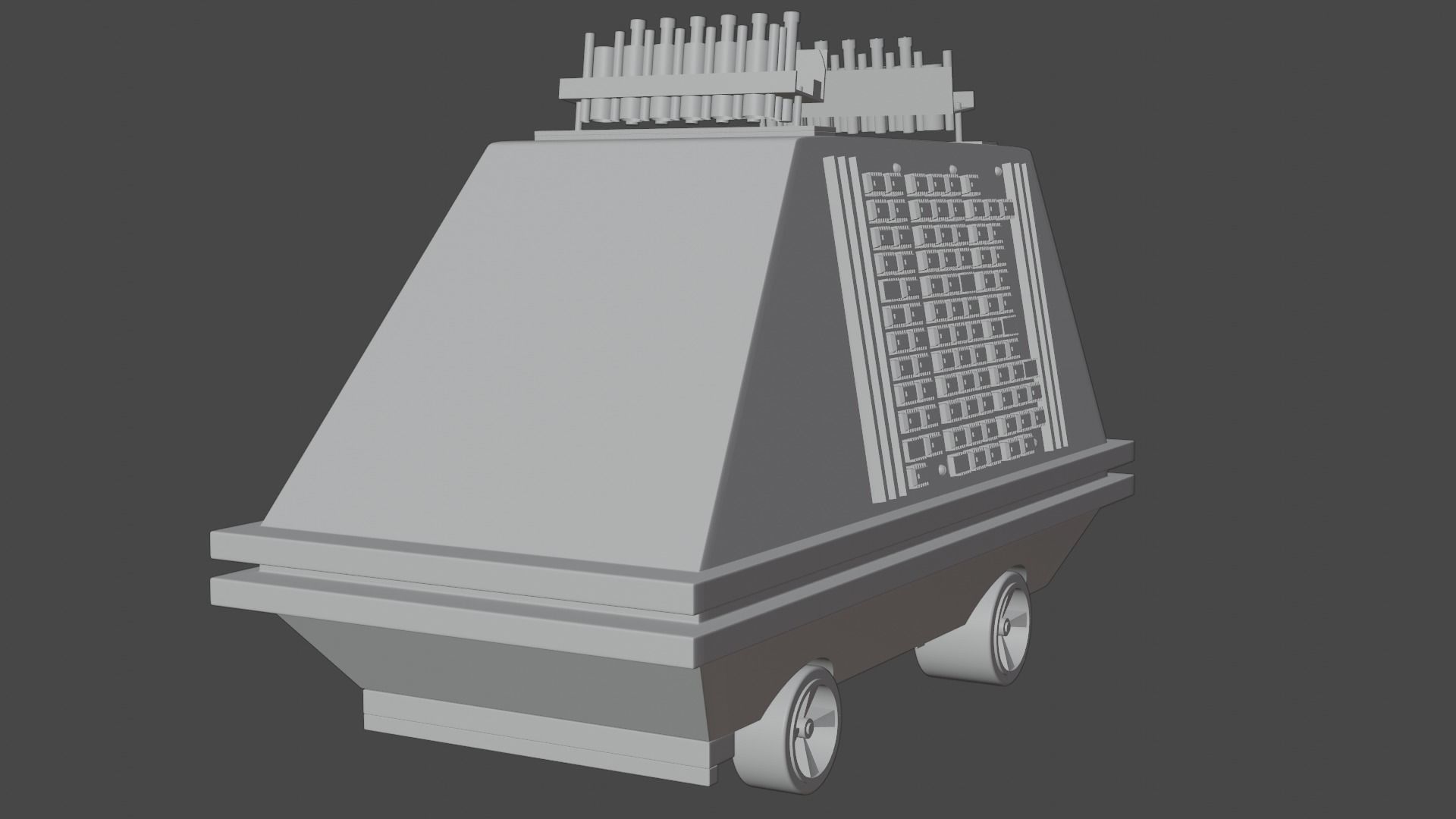 MSE-6 Mouse Droid Star Wars 3D model animated | CGTrader