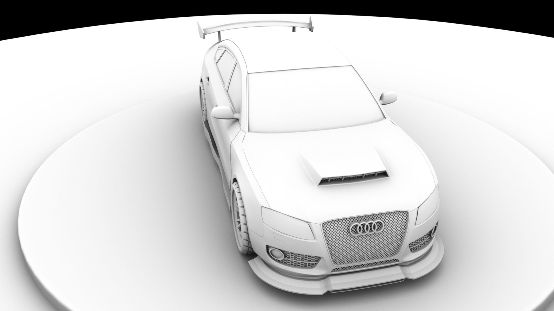 Audi Modified Car 3D model | CGTrader