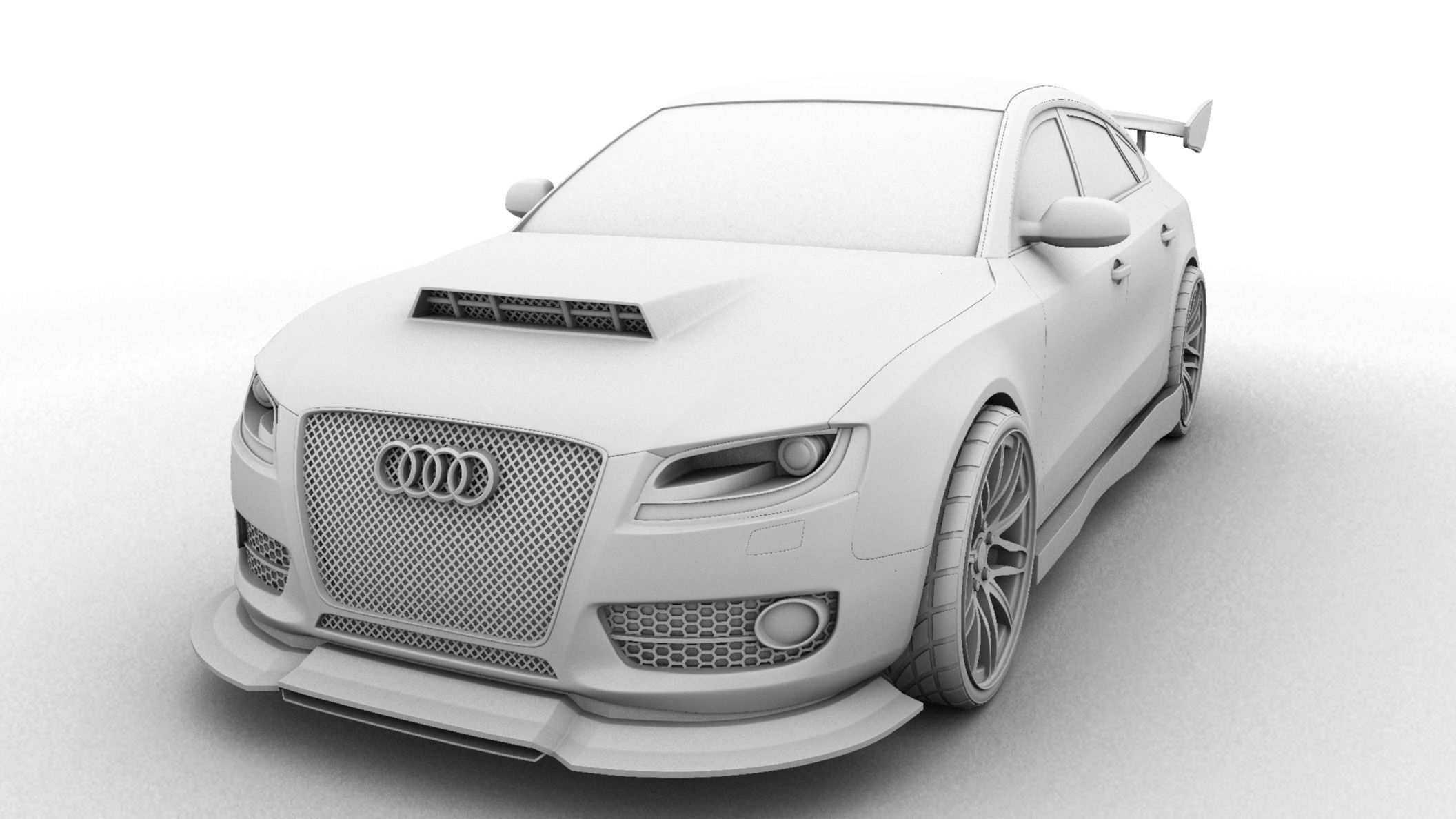 Audi Modified Car 3D model | CGTrader