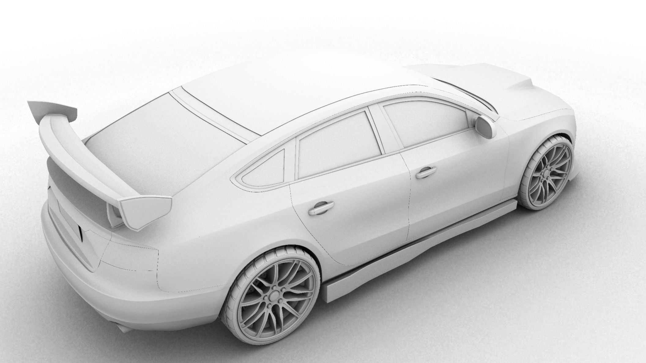 Audi Modified Car 3D model | CGTrader
