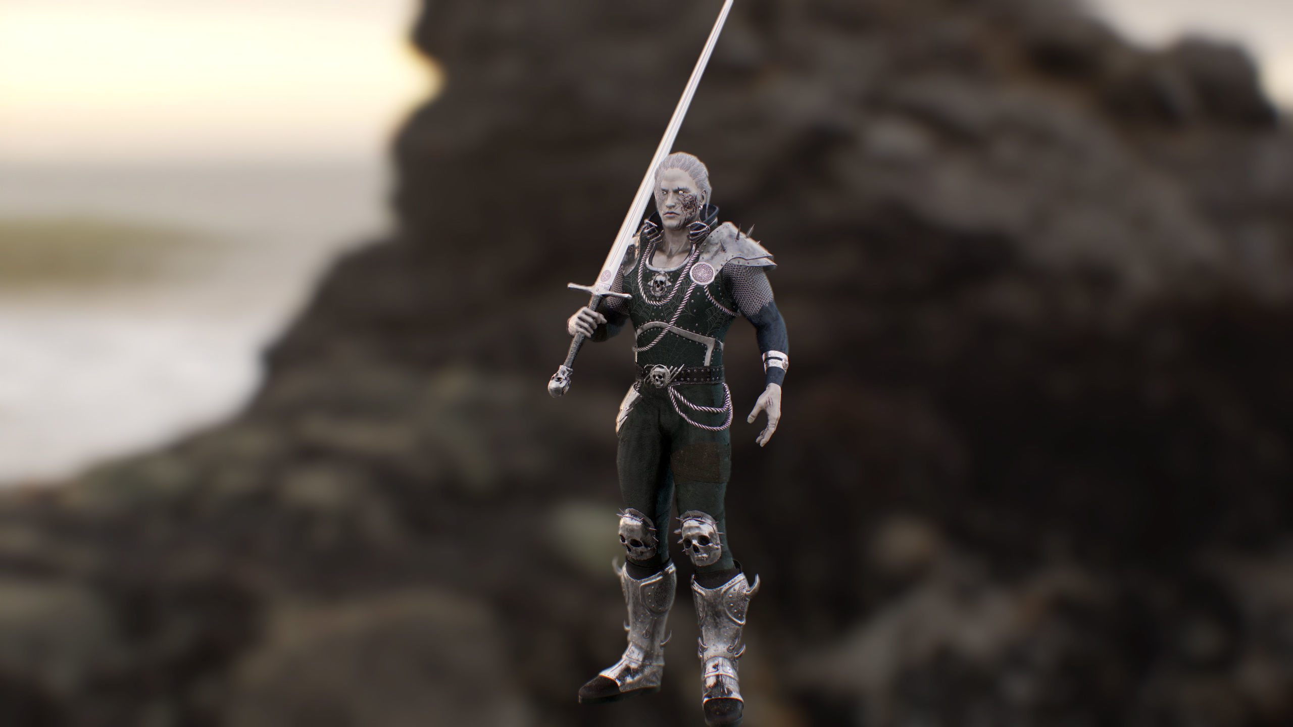 3D model necromancer VR / AR / low-poly rigged | CGTrader