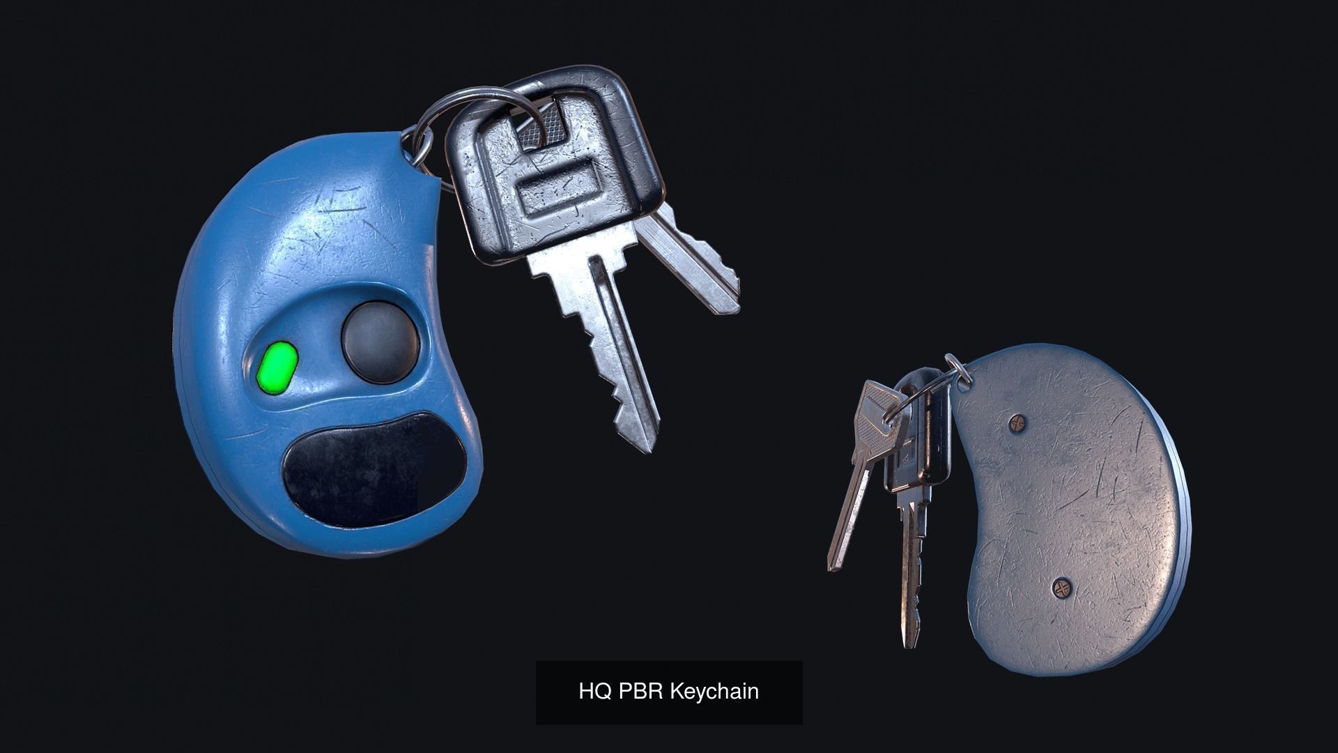 3D Model Collection HQ PBR Keychains Pack VR / AR / low-poly | CGTrader