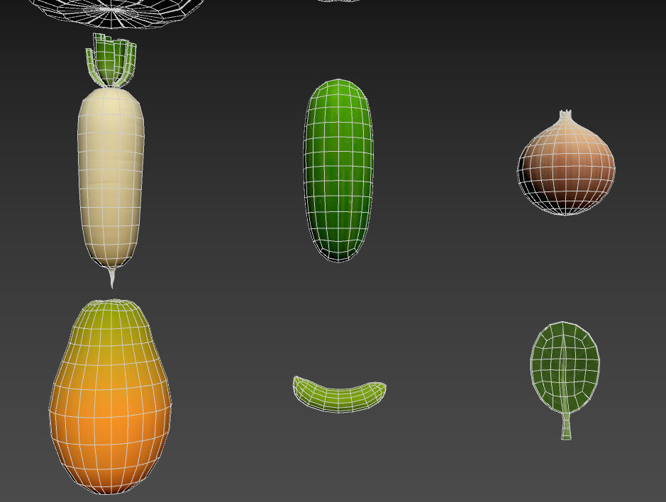 3D model Cartoon Food Pack 5 VR / AR / low-poly | CGTrader