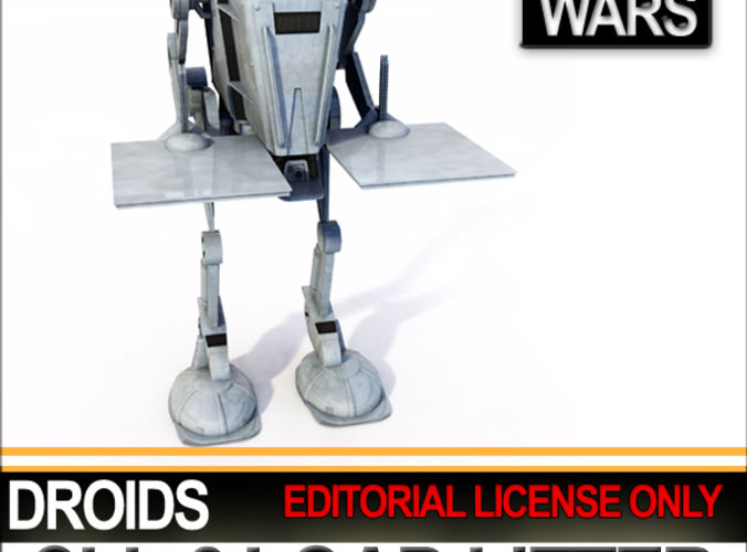 CLL 8 Load Lifter Droid Star Wars 3D Model OBJ 3DS C4D VUE | CGTrader.com