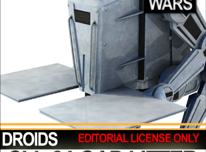 CLL 8 Load Lifter Droid Star Wars 3D Model .obj .3ds .c4d .vue ...