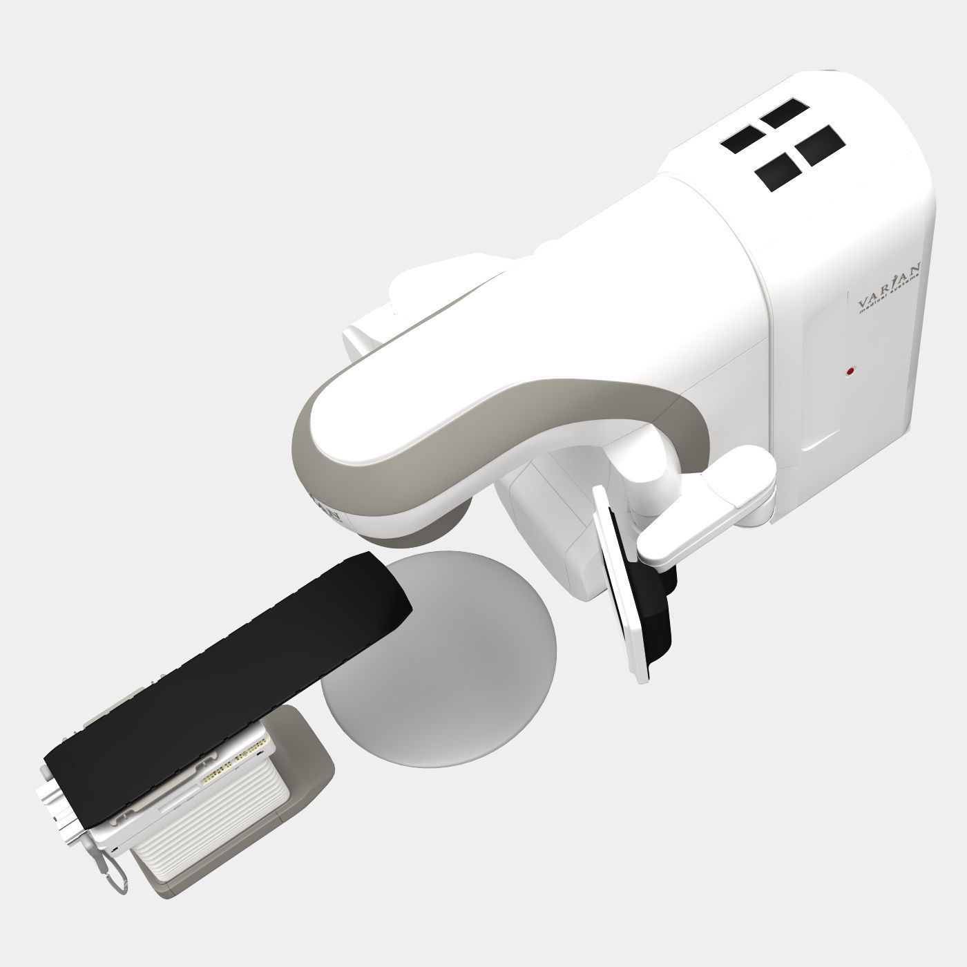 Varian Truebeam Linear Accelerator Radiotherapy system 3D model ...