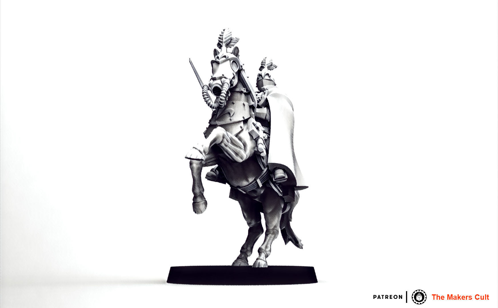 Feudal Guard High Born Cavalry Officer 3D model 3D printable | CGTrader