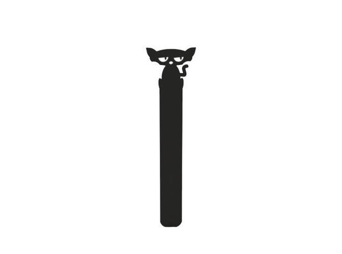 Bookmark cat on stick 3D model 3D printable | CGTrader