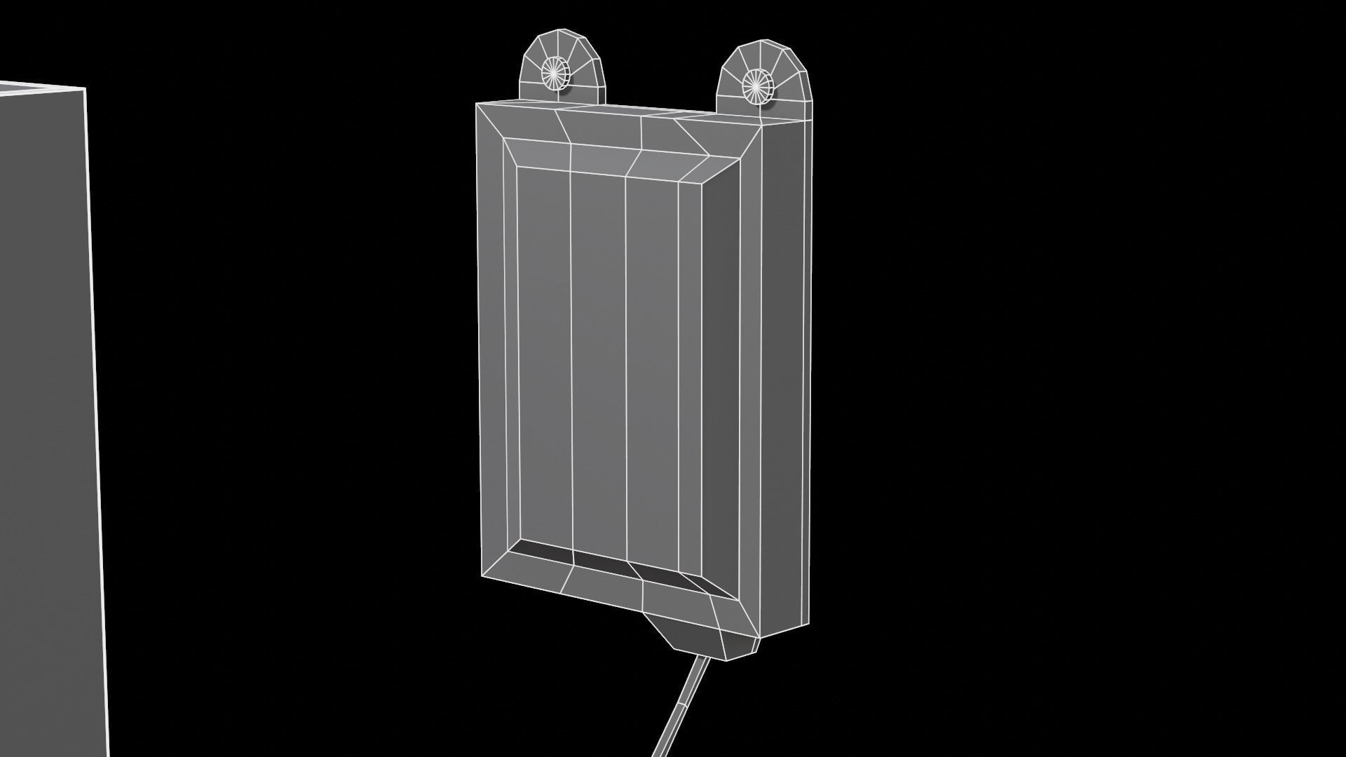 3D model External apartment building kitbash props VR / AR / low-poly ...