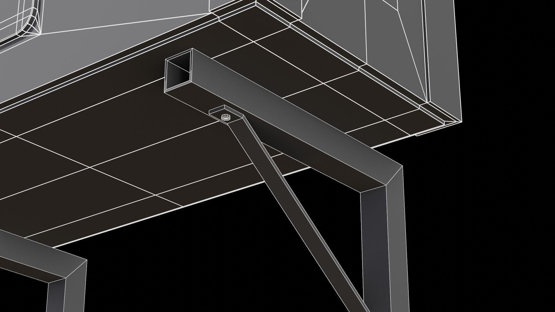 3D model External apartment building kitbash props VR / AR / low-poly ...